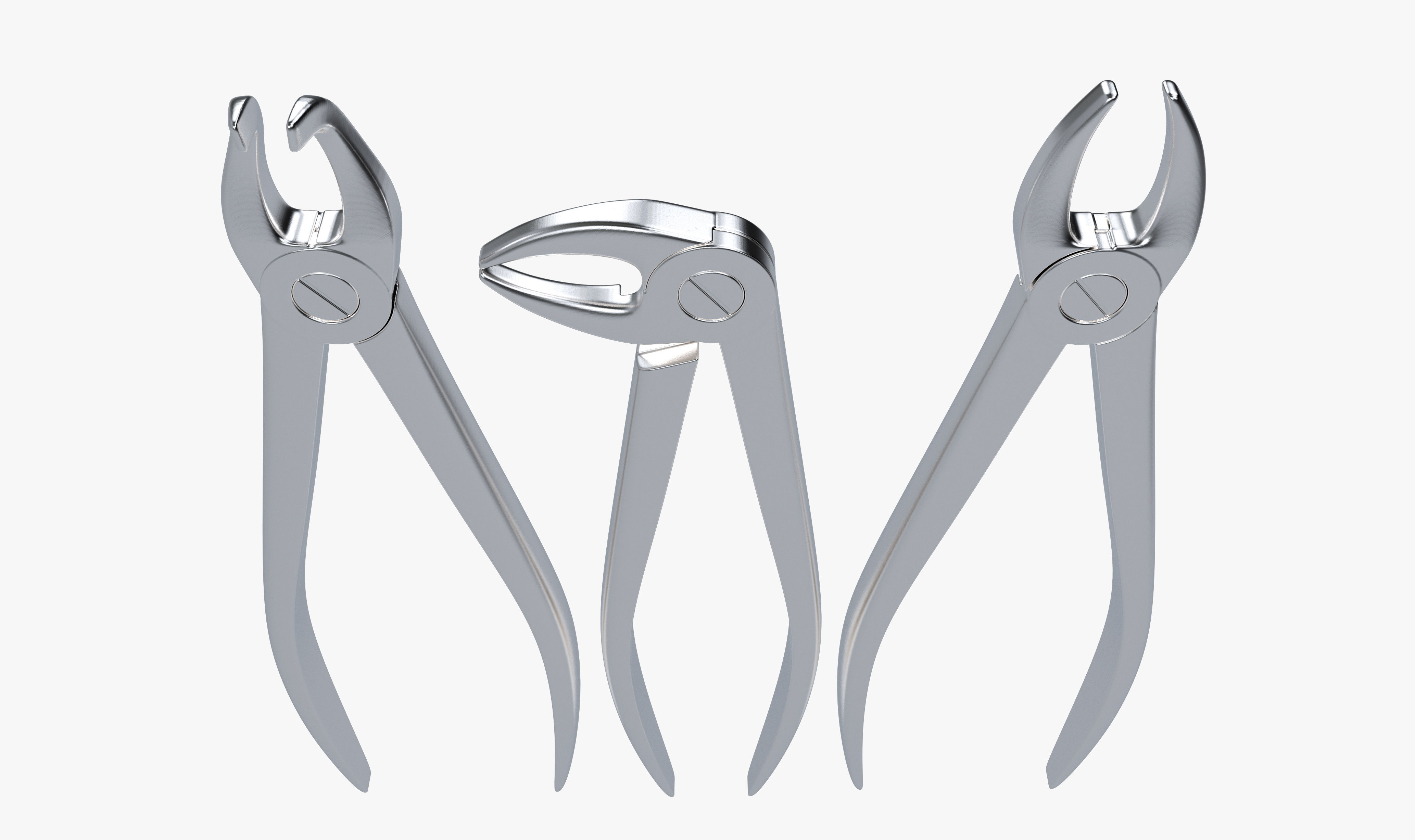 Surgical Dental Pliers 3D model | CGTrader
