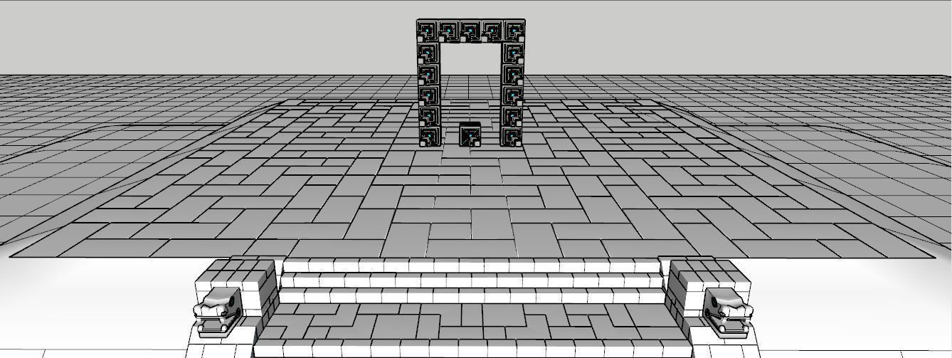 MAYAN AZTEC PORTAL 3D model | CGTrader
