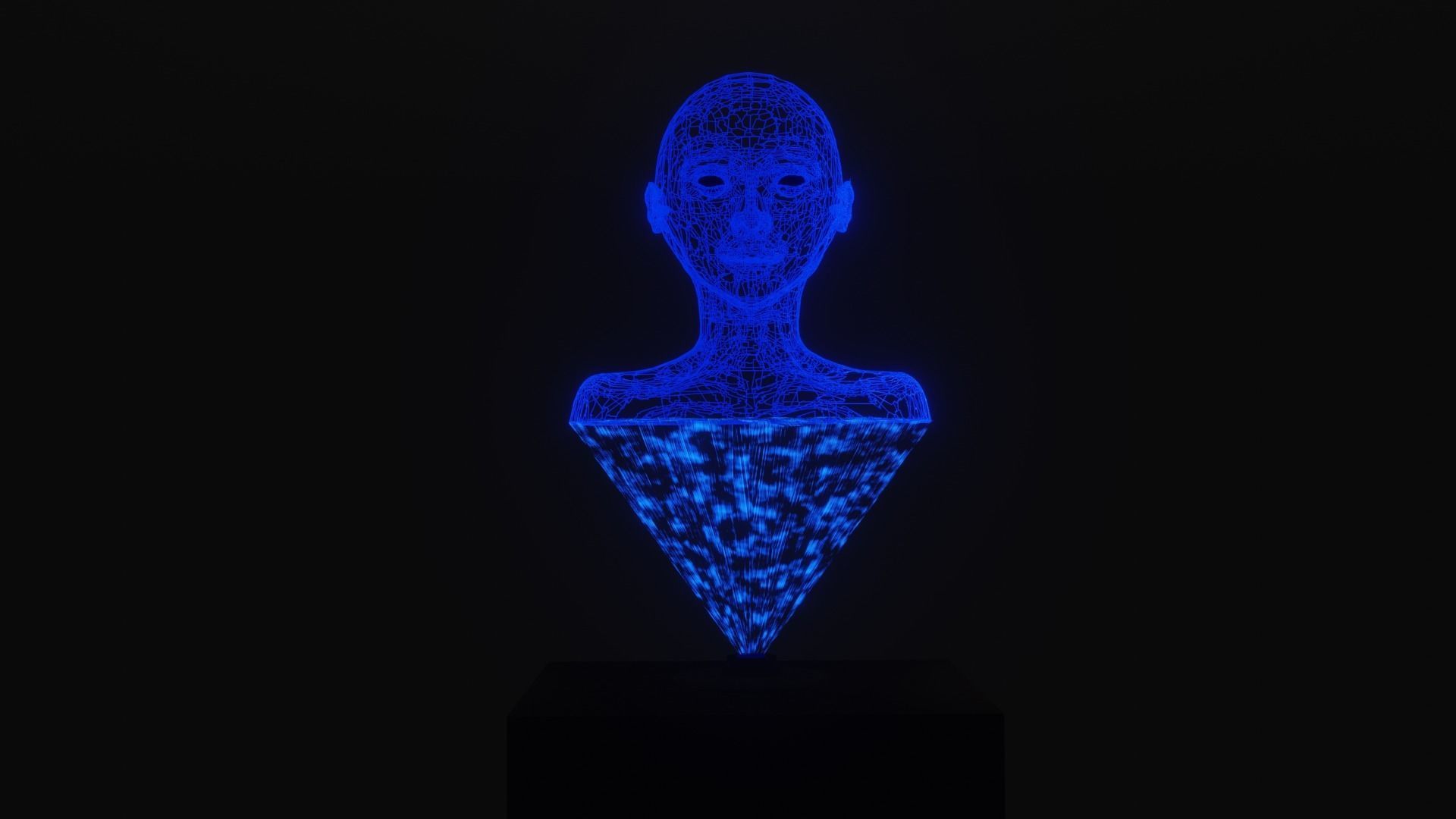 3D model Sci-fi human scan projection VR / AR / low-poly | CGTrader