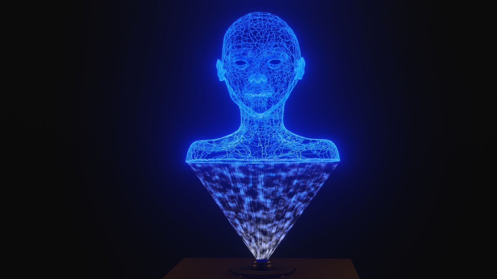 3D model Sci-fi human scan projection VR / AR / low-poly | CGTrader