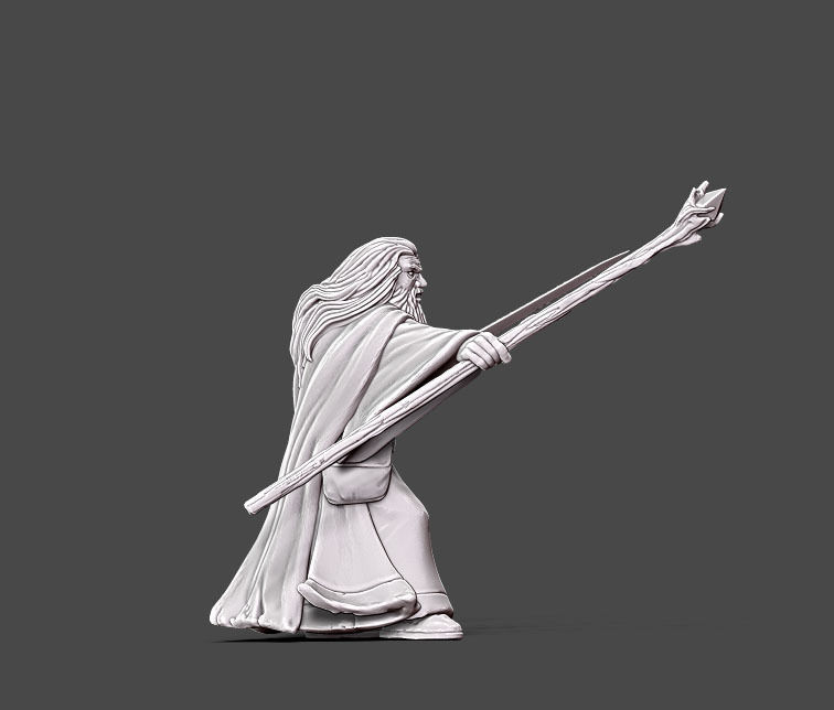 Wizard - 35mm scale 3D model 3D printable | CGTrader