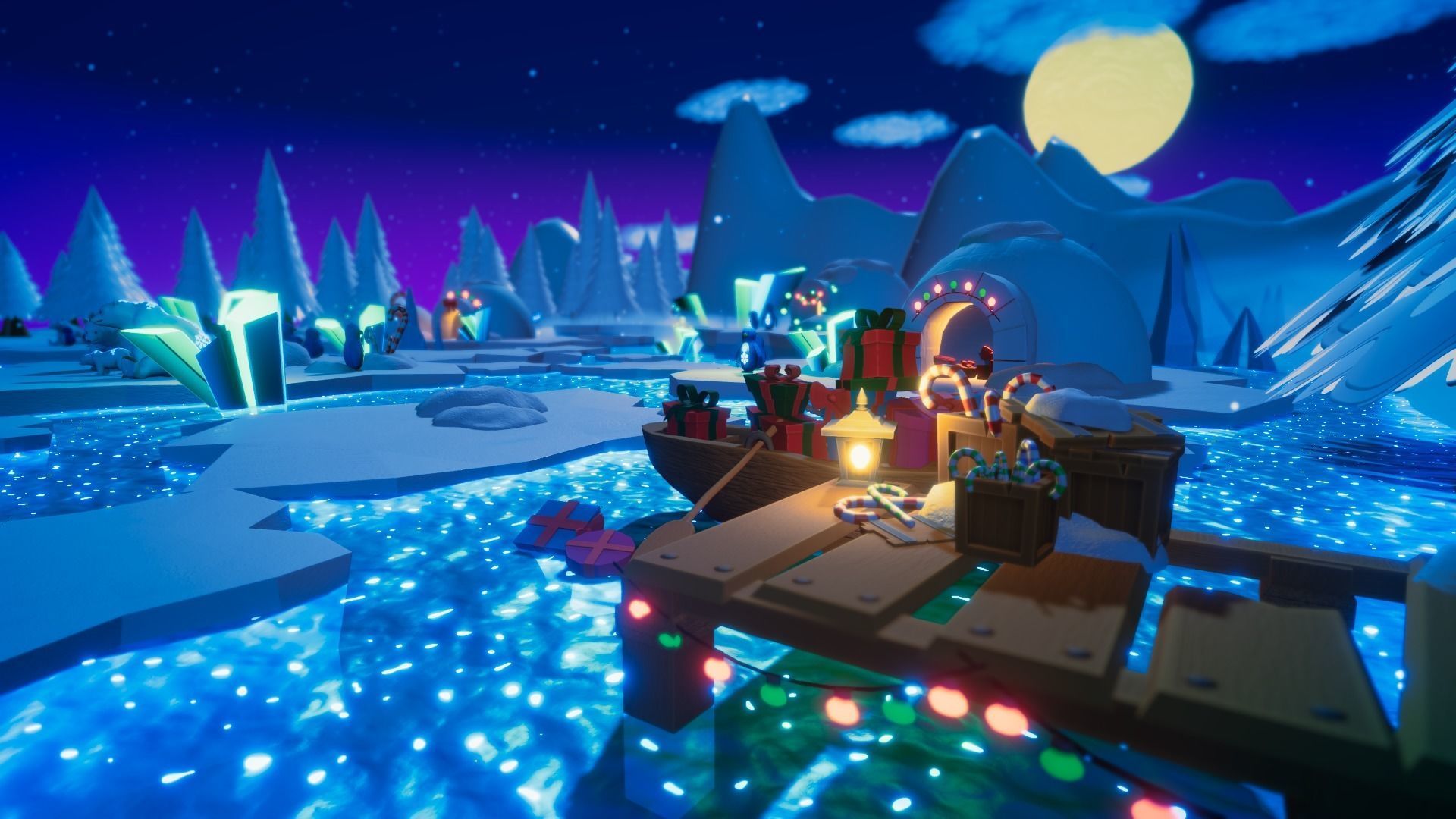 3D model Magical Winter Pack game assets Unity URP VR / AR / low-poly ...