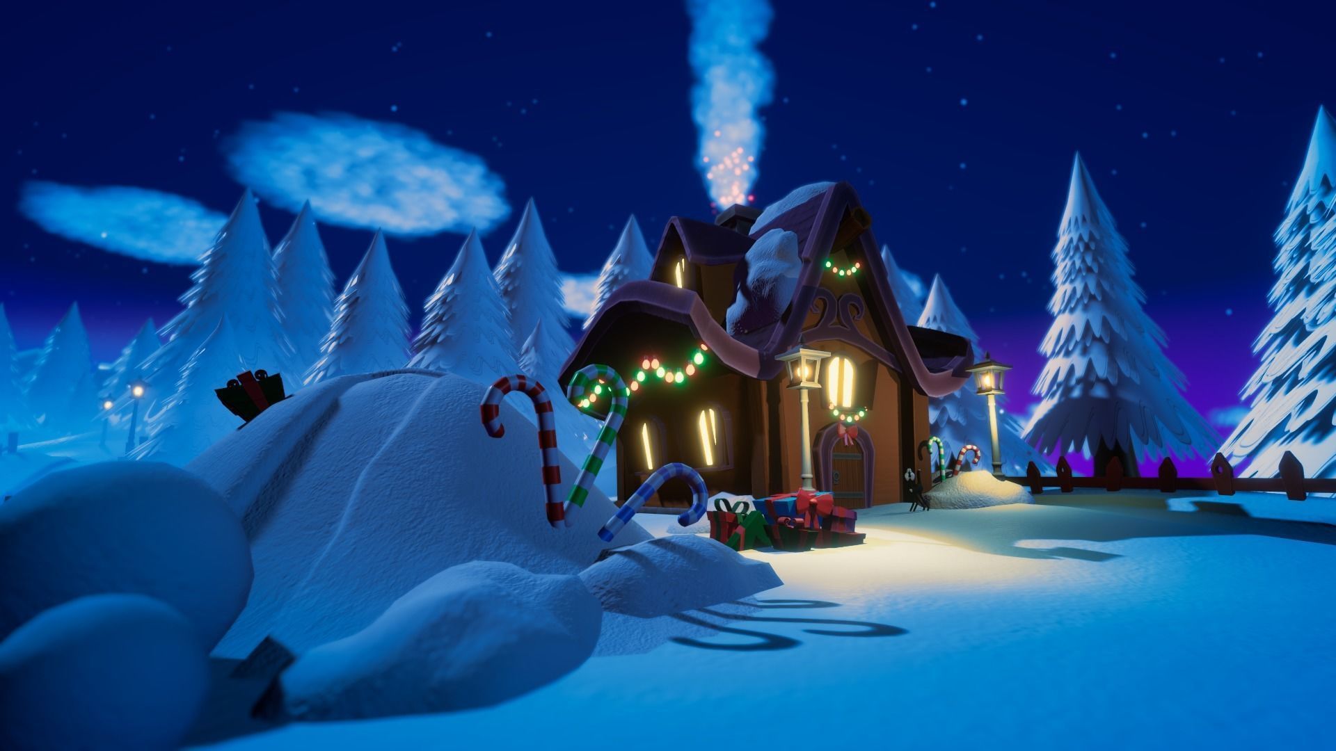 3D model Magical Winter Pack game assets Unity URP VR / AR / low-poly ...