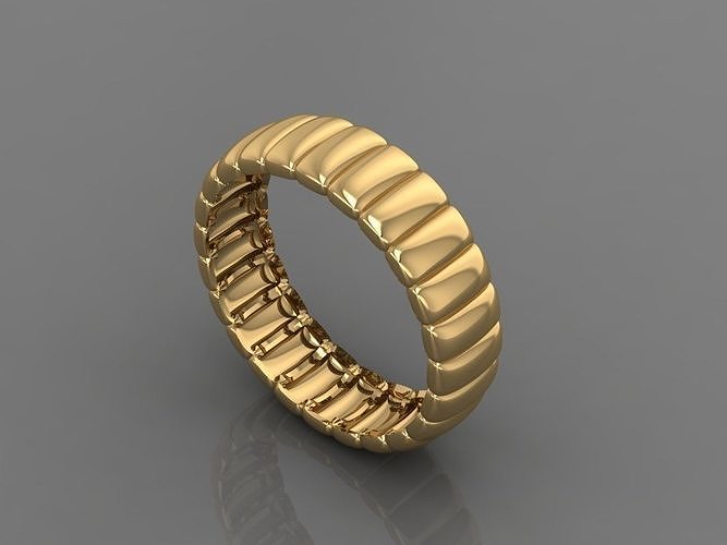 Ring 3D Print 3D print model 3D print model sterling silver 3D model 3D ...