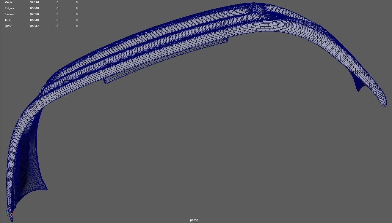 3D model Front Bumper Toyota Supra VR / AR / low-poly | CGTrader