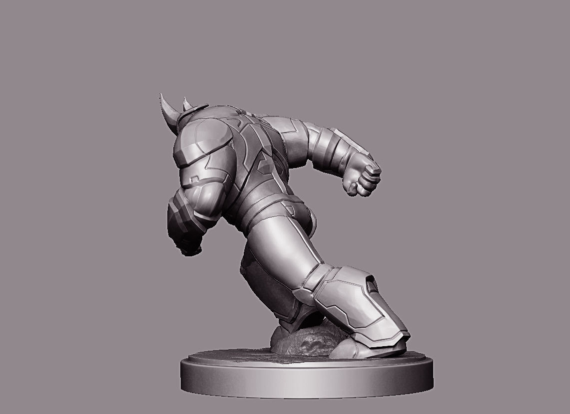Rhino 35mm scale 3D model 3D printable | CGTrader