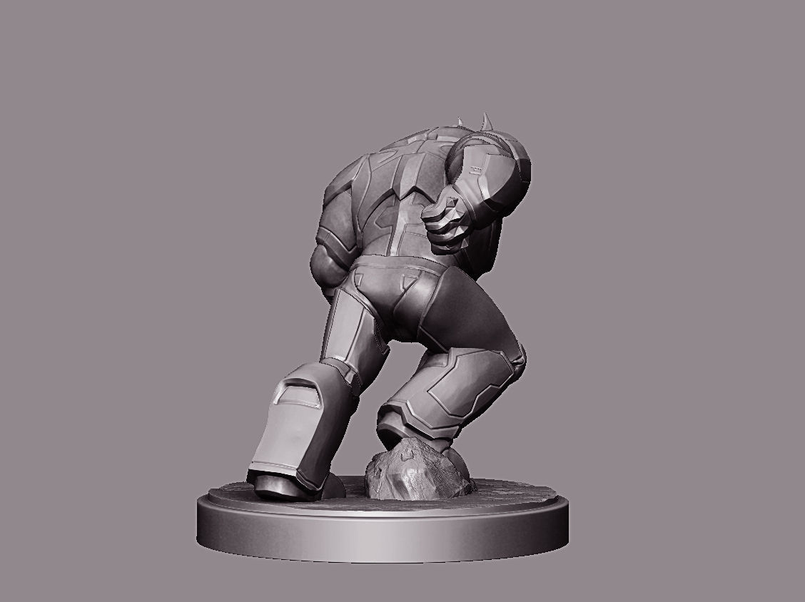 Rhino 35mm scale 3D model 3D printable | CGTrader