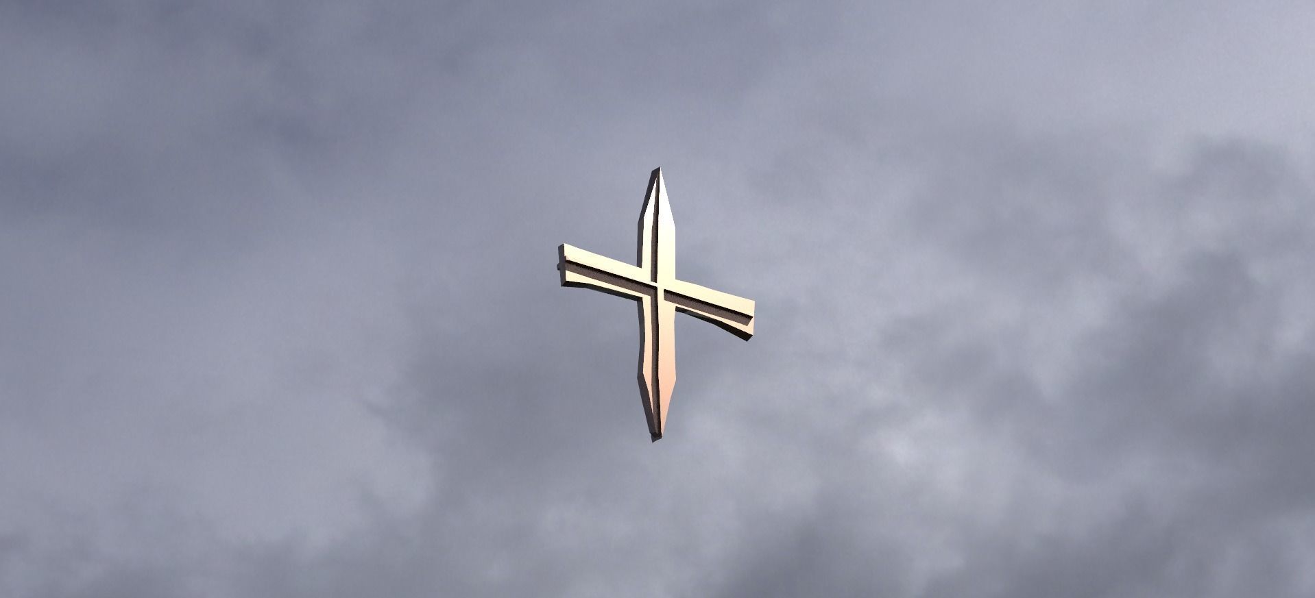 3D model Rough Cross 1 VR / AR / low-poly | CGTrader