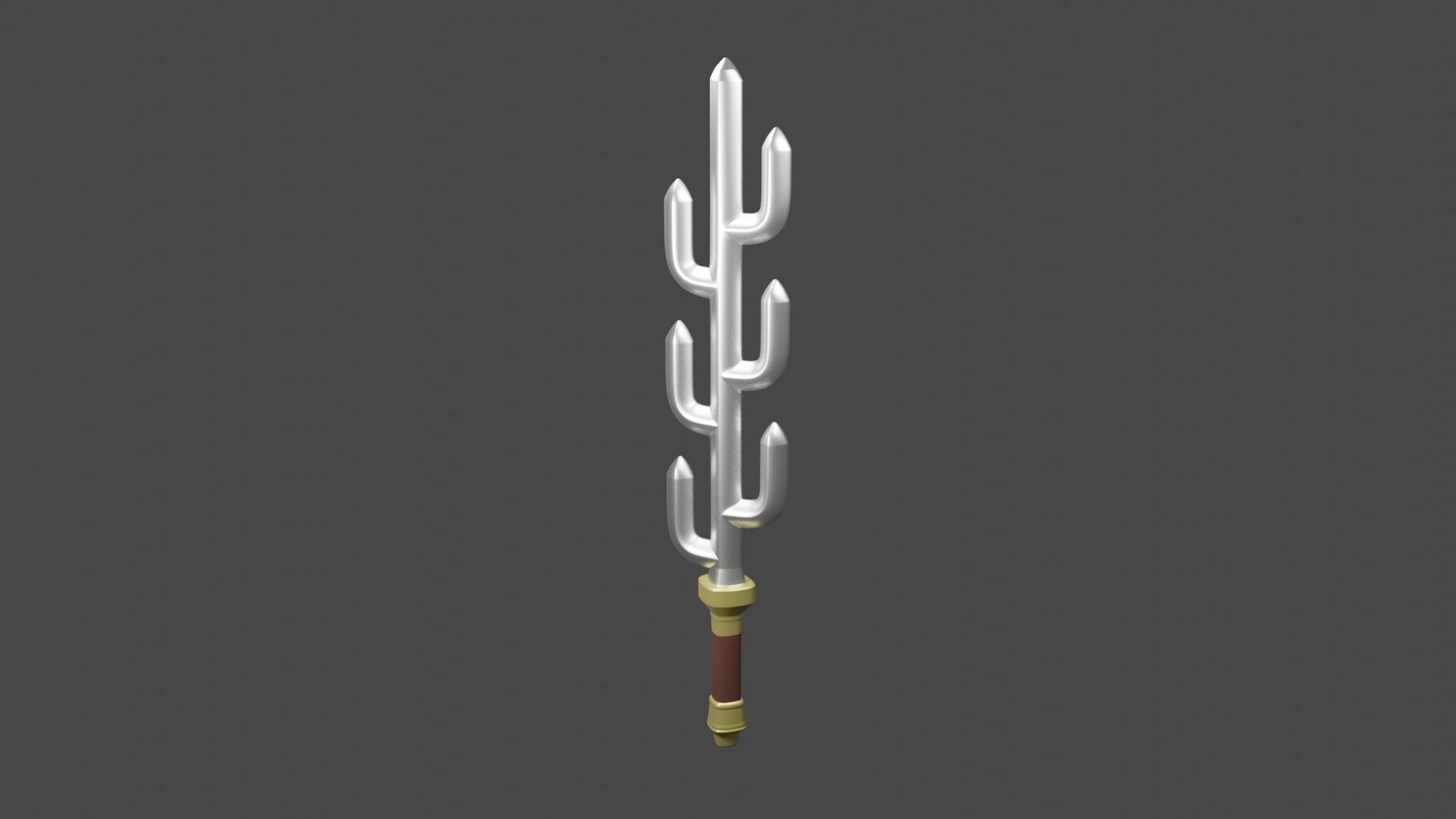 Chiljido - Korean Seven Branch Sword free 3D model 3D printable | CGTrader