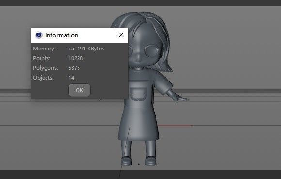 child little girl primary school student little girl 3D model | CGTrader