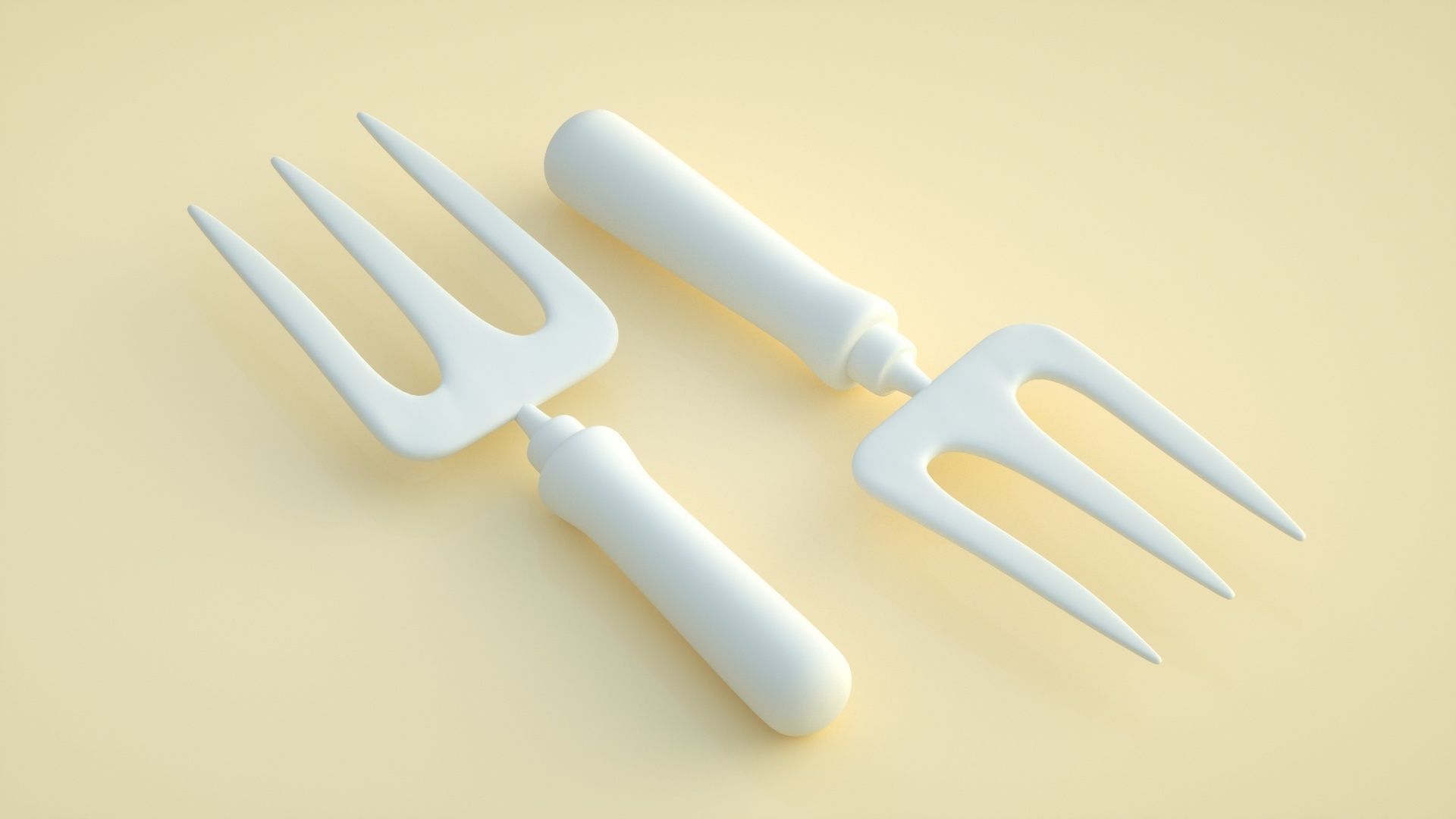 Fork Hardware Tools 3D model | CGTrader