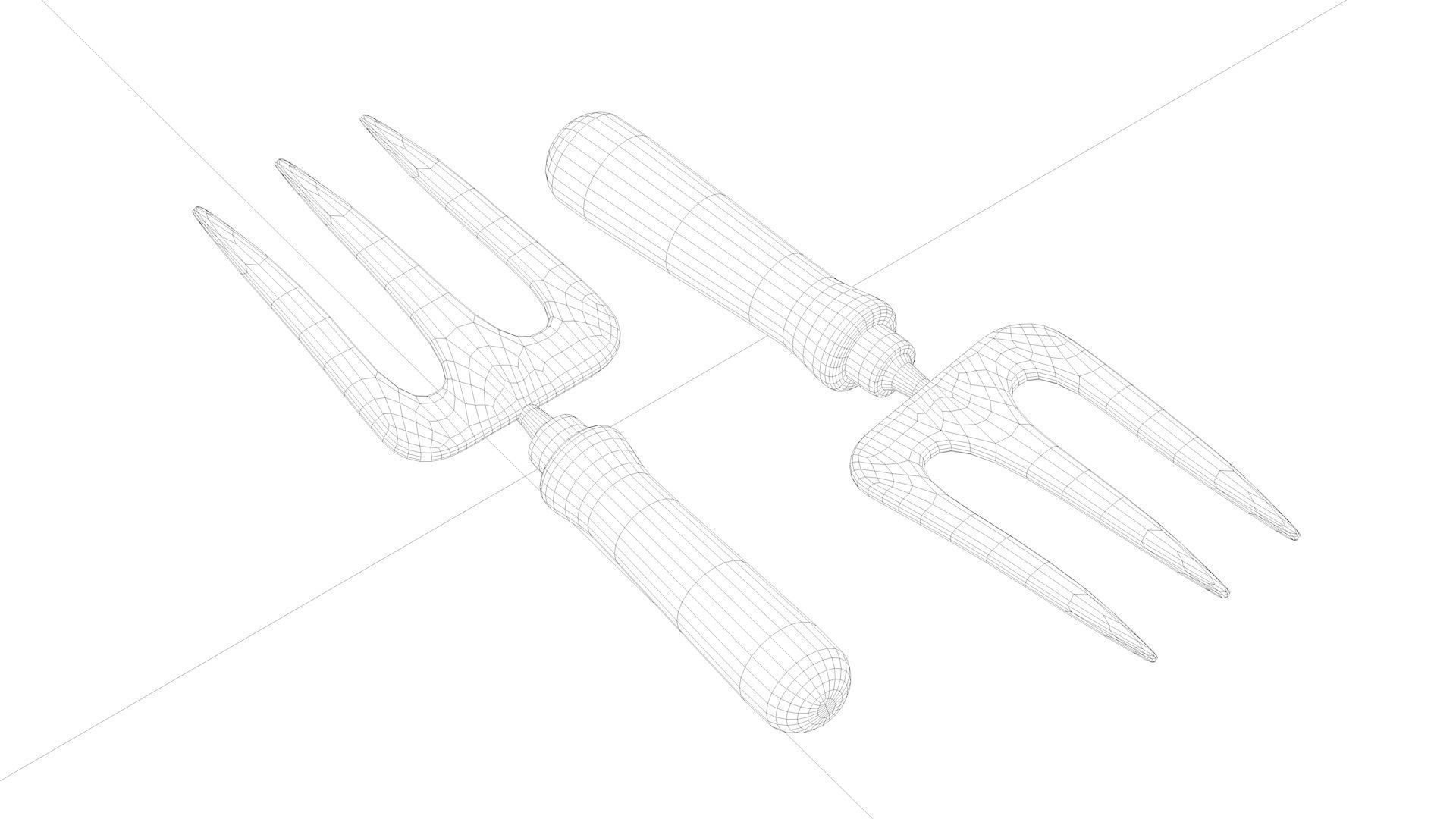 Fork Hardware Tools 3D model | CGTrader
