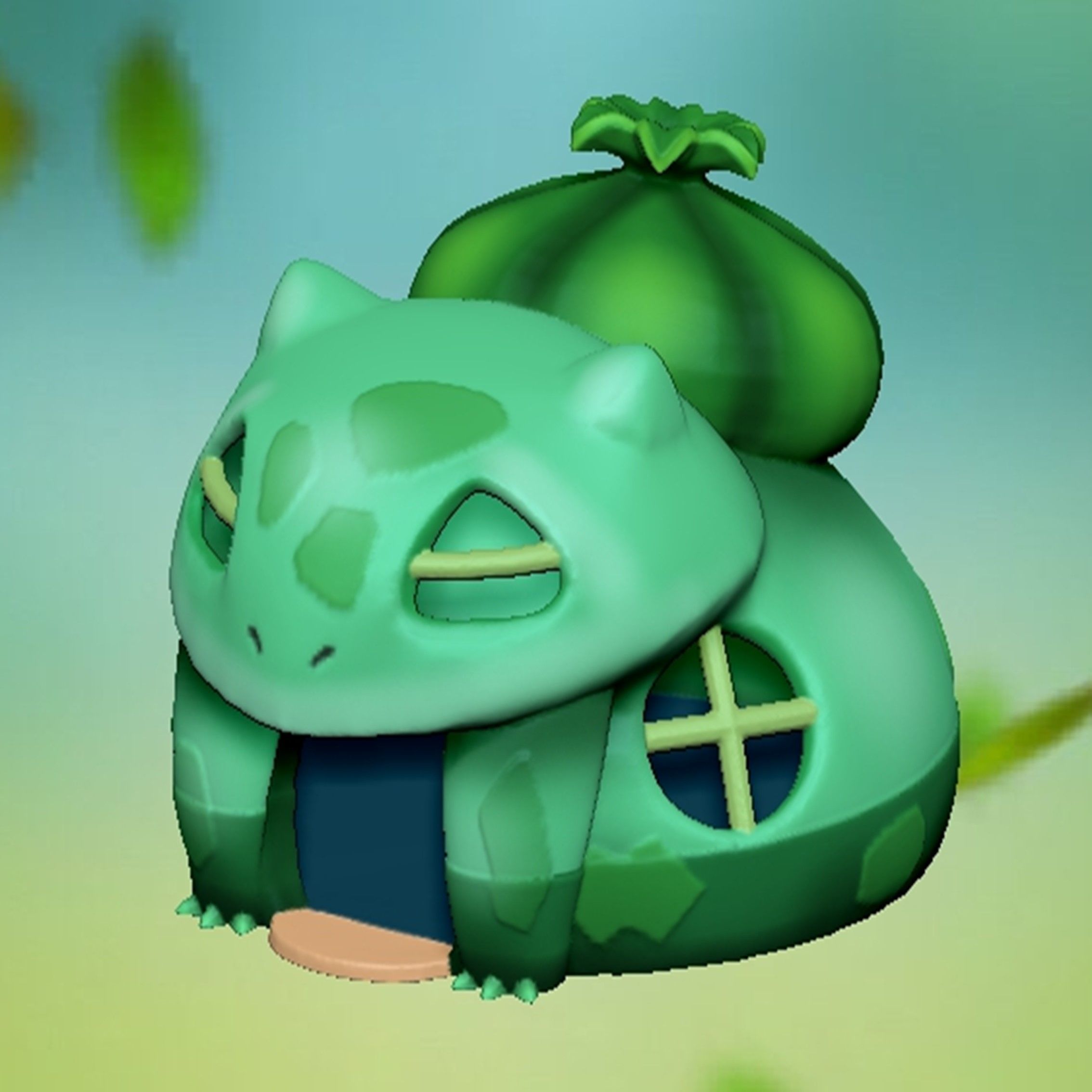 Pokemon Bulbasaur House 3D model 3D printable | CGTrader