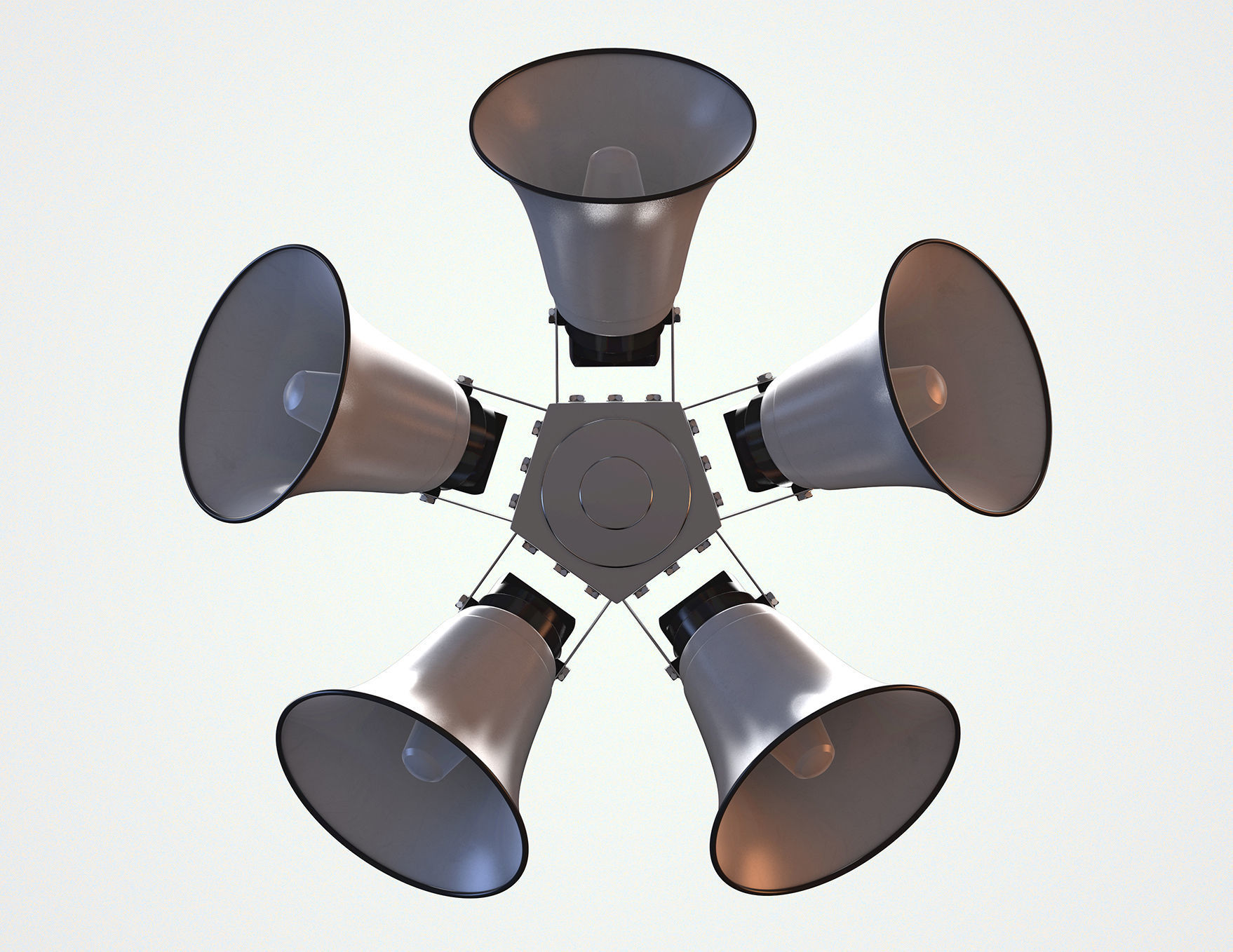 Announcement Speakers 3D model | CGTrader