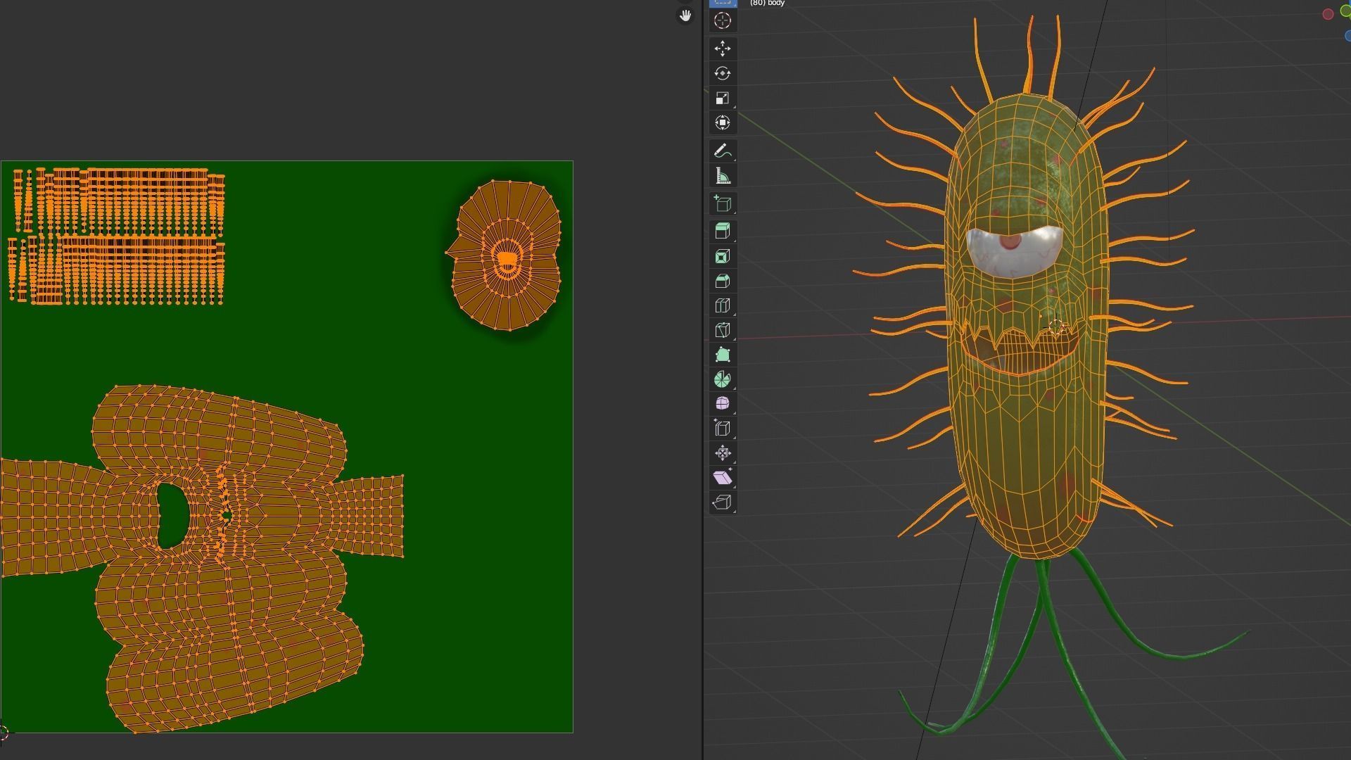 3D model Microbe 1 bacterium VR / AR / low-poly | CGTrader