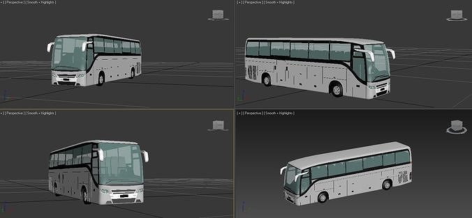 passenger bus 3D model | CGTrader