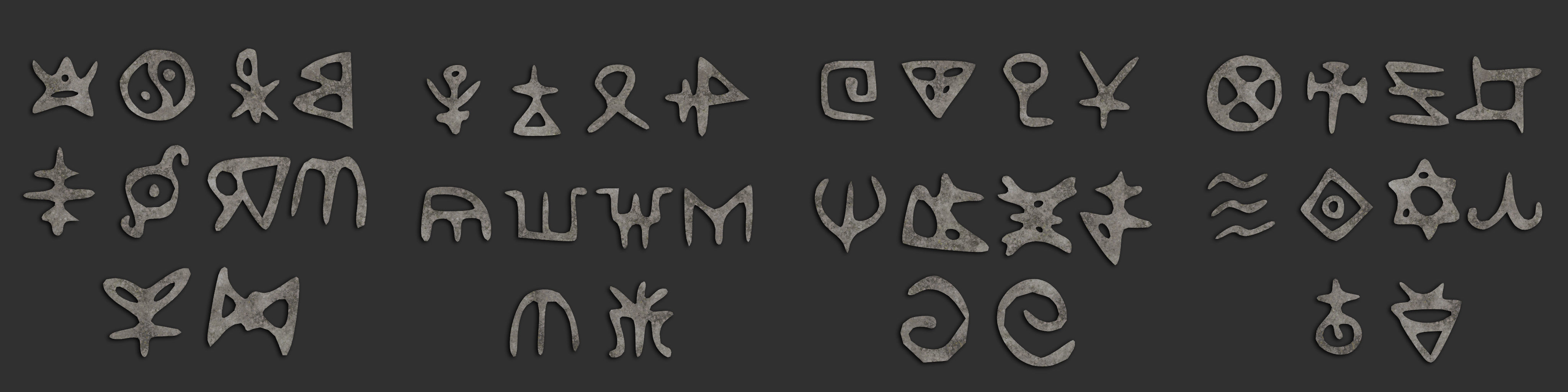 3D model 315 Runes Alpha Pack 8K VR / AR / low-poly | CGTrader