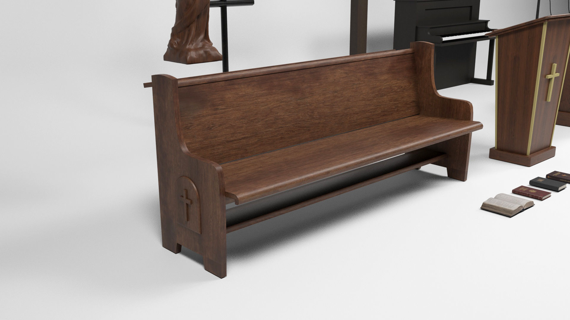 3D model Church Props VR / AR / low-poly | CGTrader