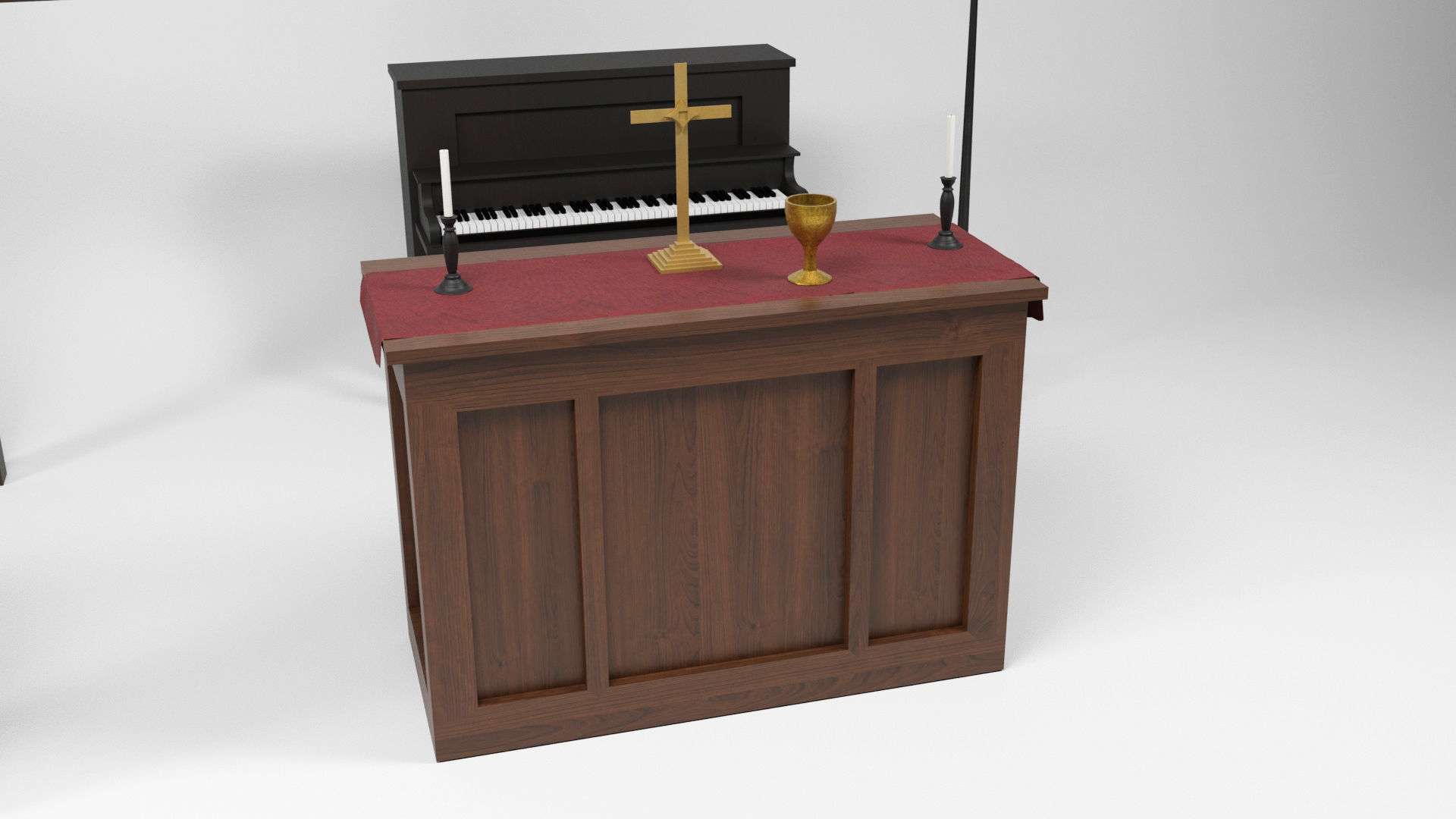 3D model Church Props VR / AR / low-poly | CGTrader
