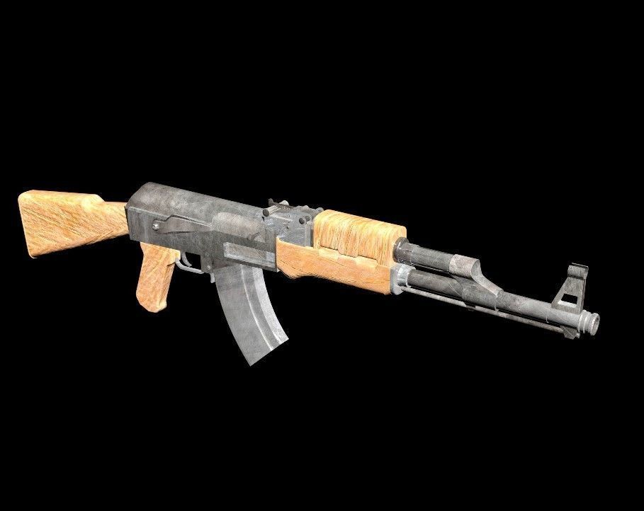 3D model AK 47 Gun VR / AR / low-poly | CGTrader
