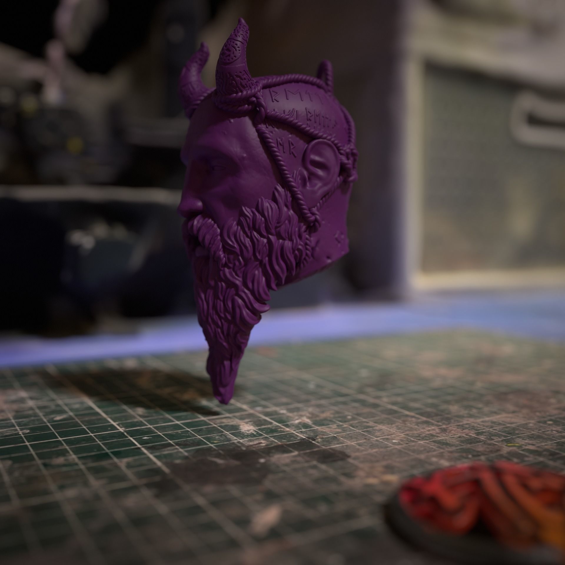 Mimir from GoW 3D model 3D printable | CGTrader