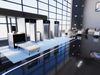 3D model Business Center Lobby Interior Unity asset VR / AR / low-poly ...