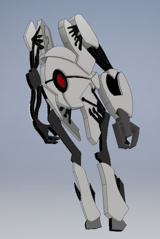 Portal 2 Atlas Wall Decor 3D model 3D printable | CGTrader