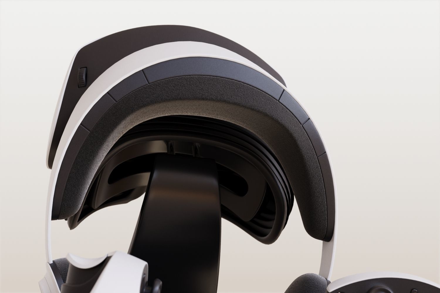Modern VR helmet and controllers on stand 3D model | CGTrader