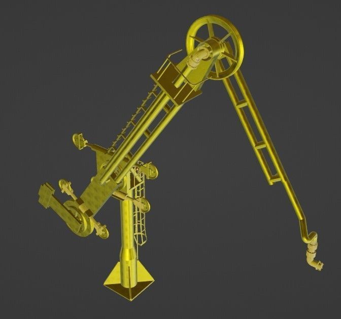 Atlantic Loading Arm 3D model 3D printable | CGTrader