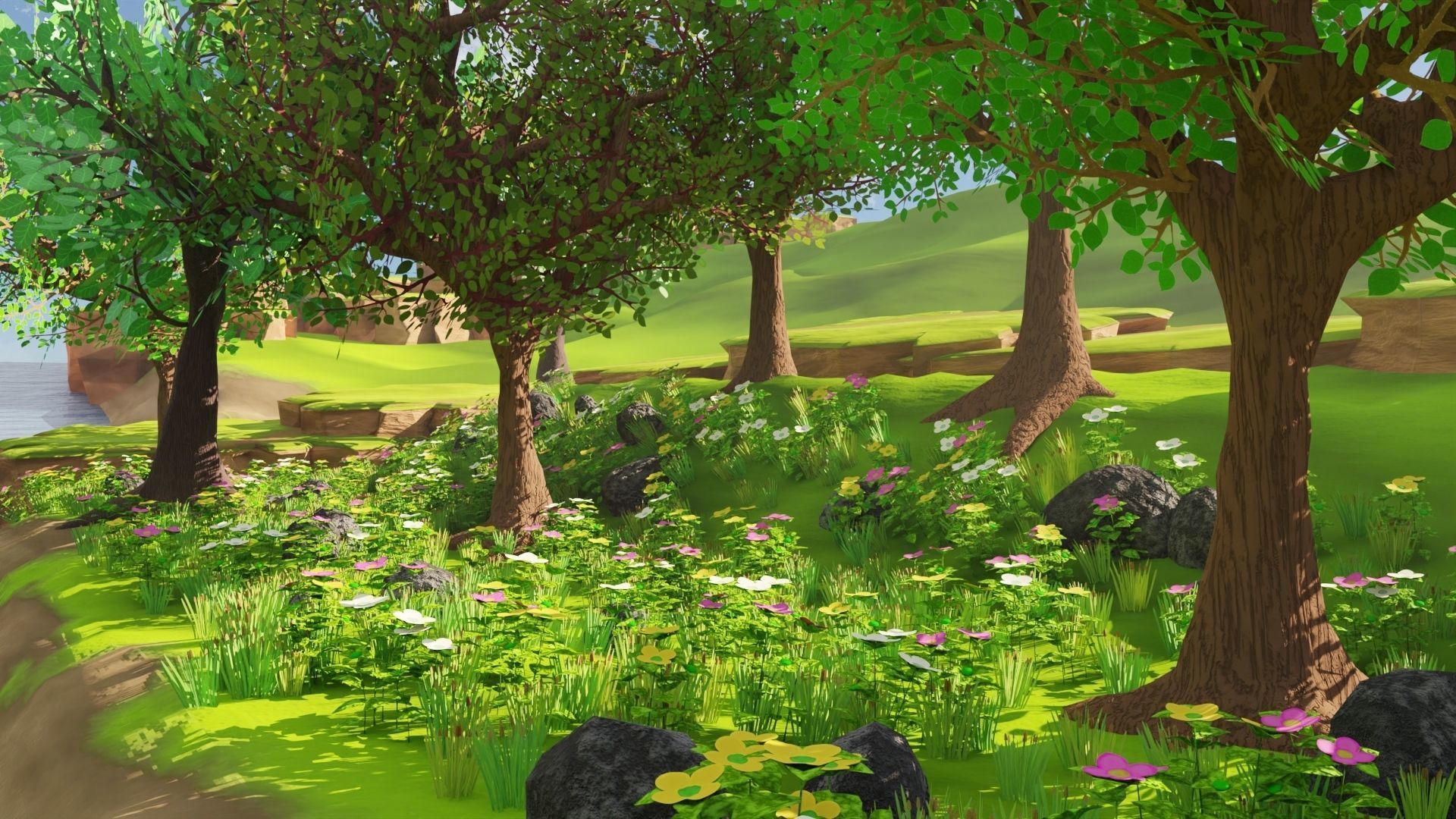 Medieval House In Forest 3D model | CGTrader