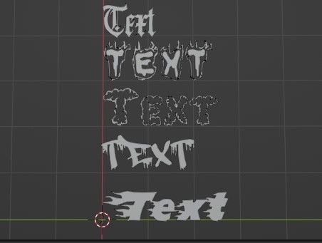 10 Amazing font text 3D model | CGTrader