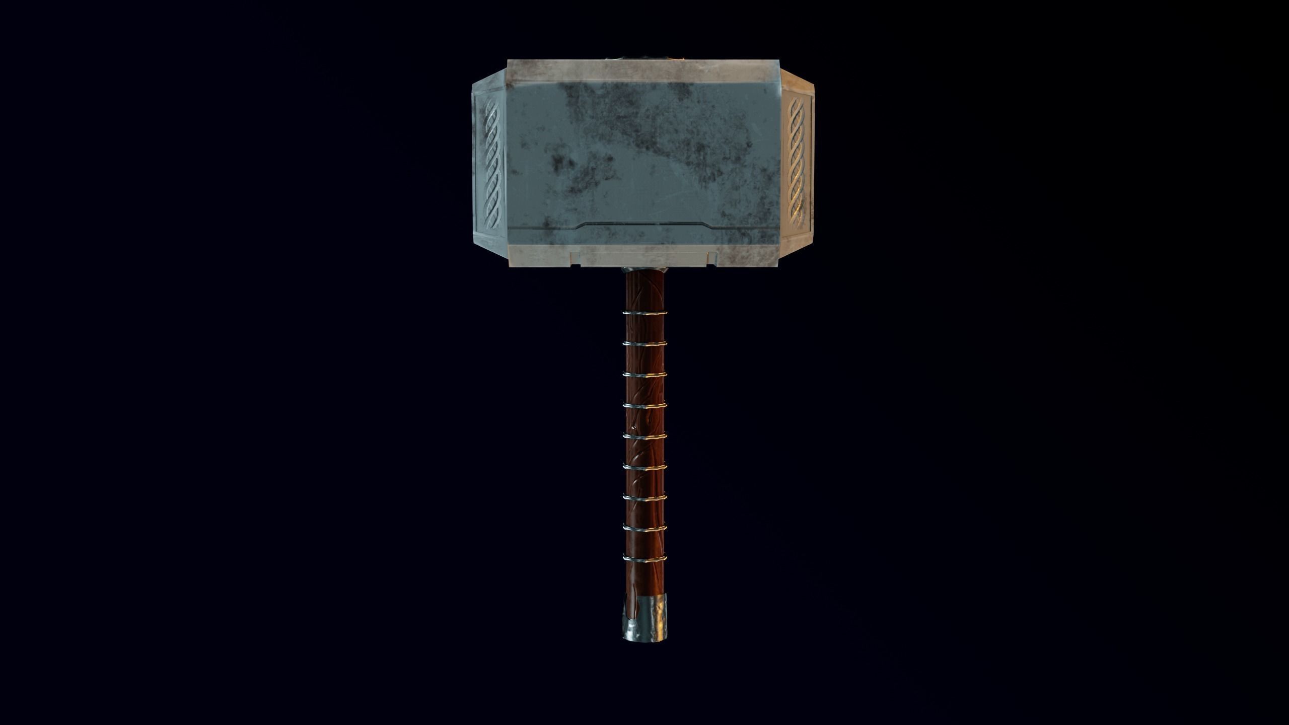 Mjolnir Hammer free VR / AR / low-poly 3D model | CGTrader