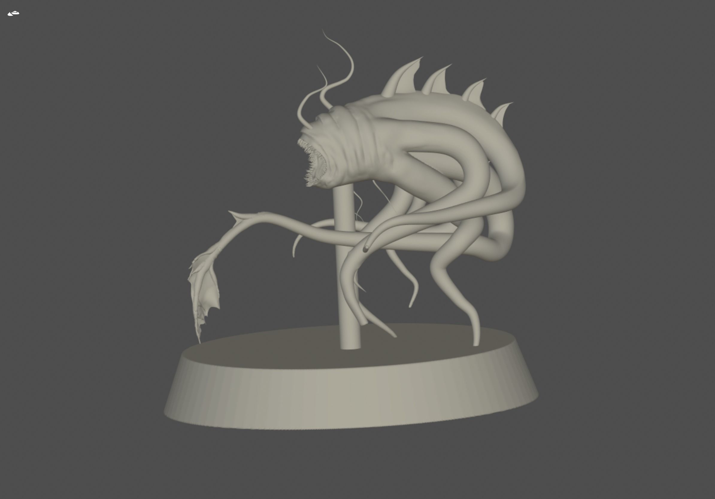 Aboleth miniature free 3D model 3D printable | CGTrader