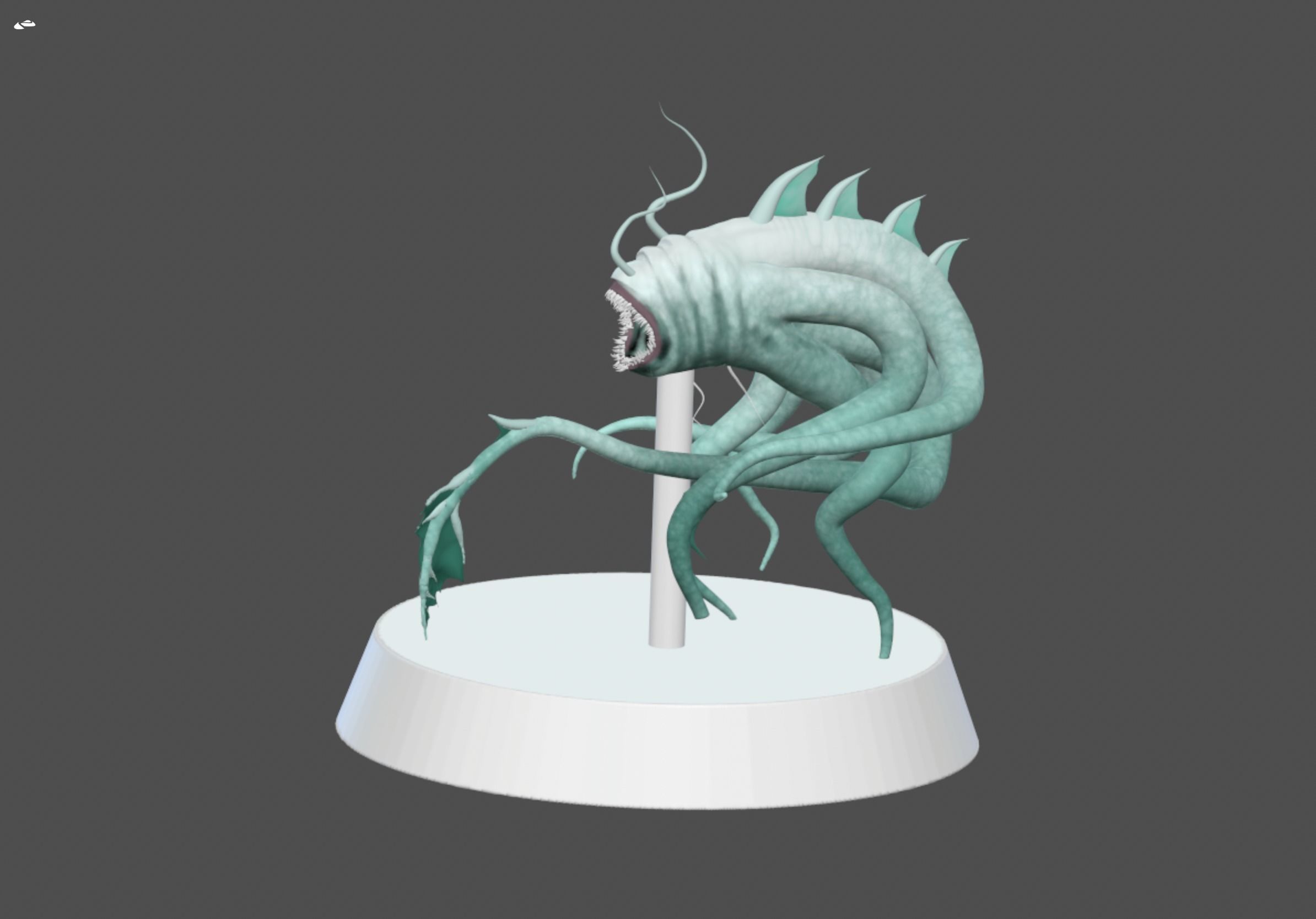 Aboleth miniature free 3D model 3D printable | CGTrader