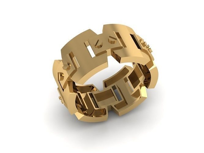 Rings 3D model 3D printable | CGTrader