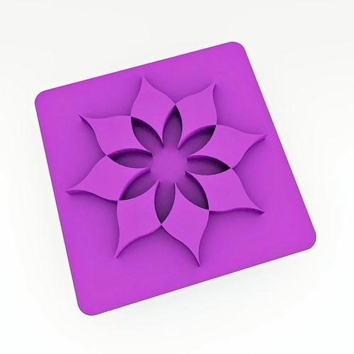 Clay Art Stamp CSSP55 3D model 3D printable | CGTrader