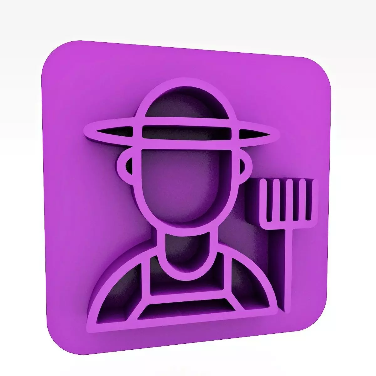 Clay Art Stamp CSSP110 3D model 3D printable | CGTrader