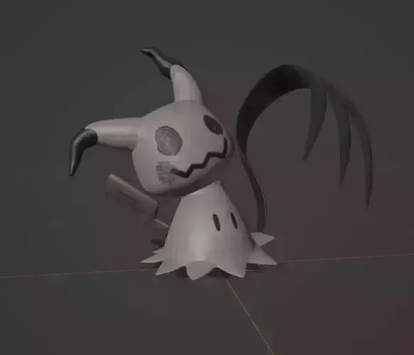 Mimikyu pokemon 3D print model free 3D model 3D printable | CGTrader