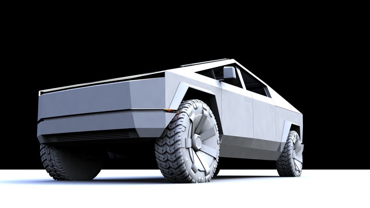 TESLA CYBERTRUCK 2023 3D model | CGTrader