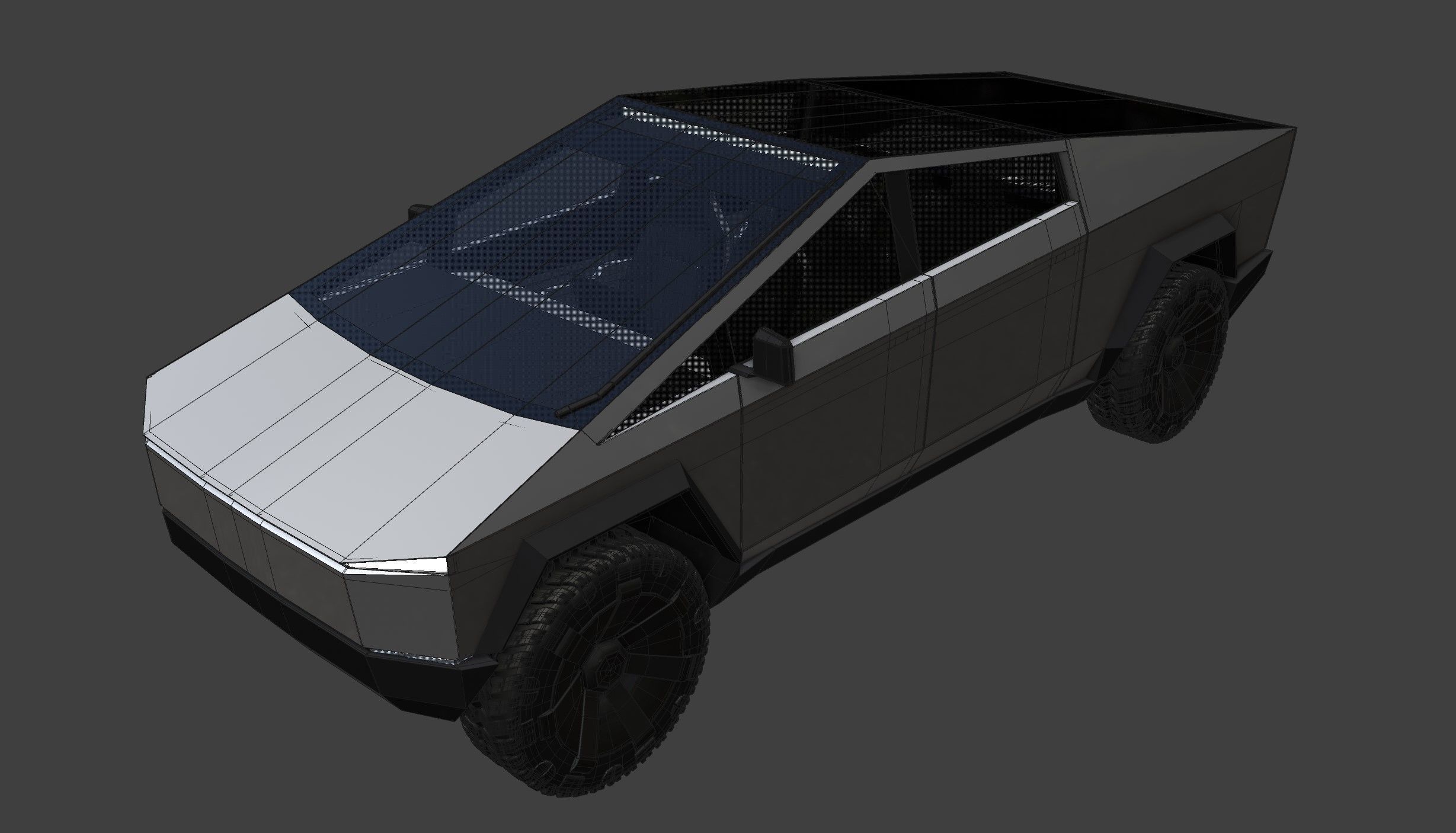 TESLA CYBERTRUCK 2023 3D model | CGTrader