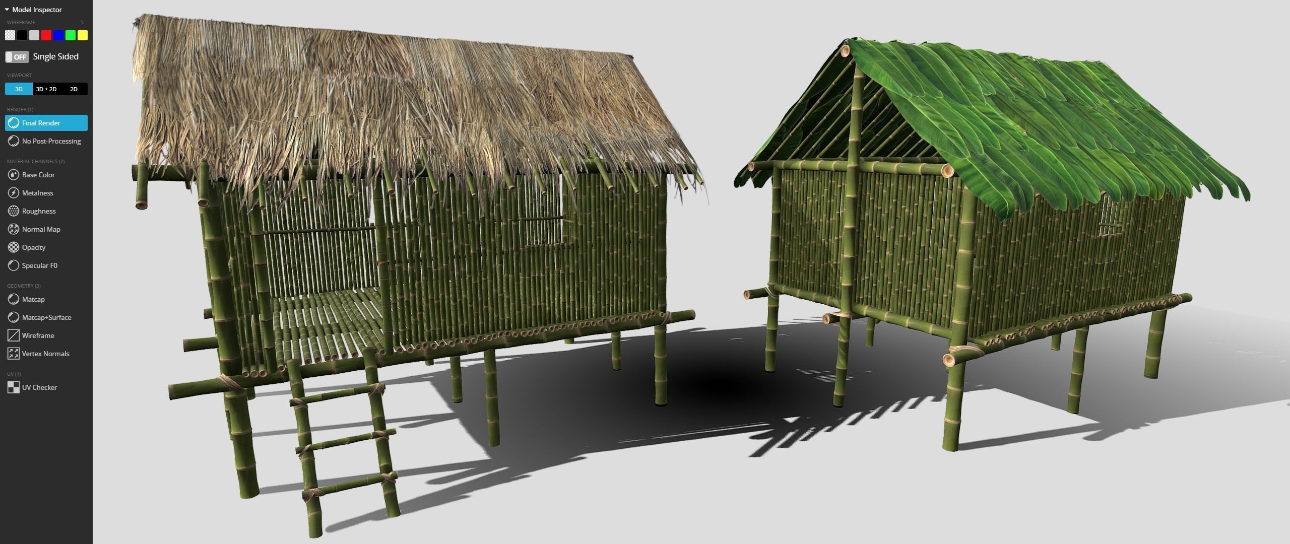 Jungle hut 3D model | CGTrader