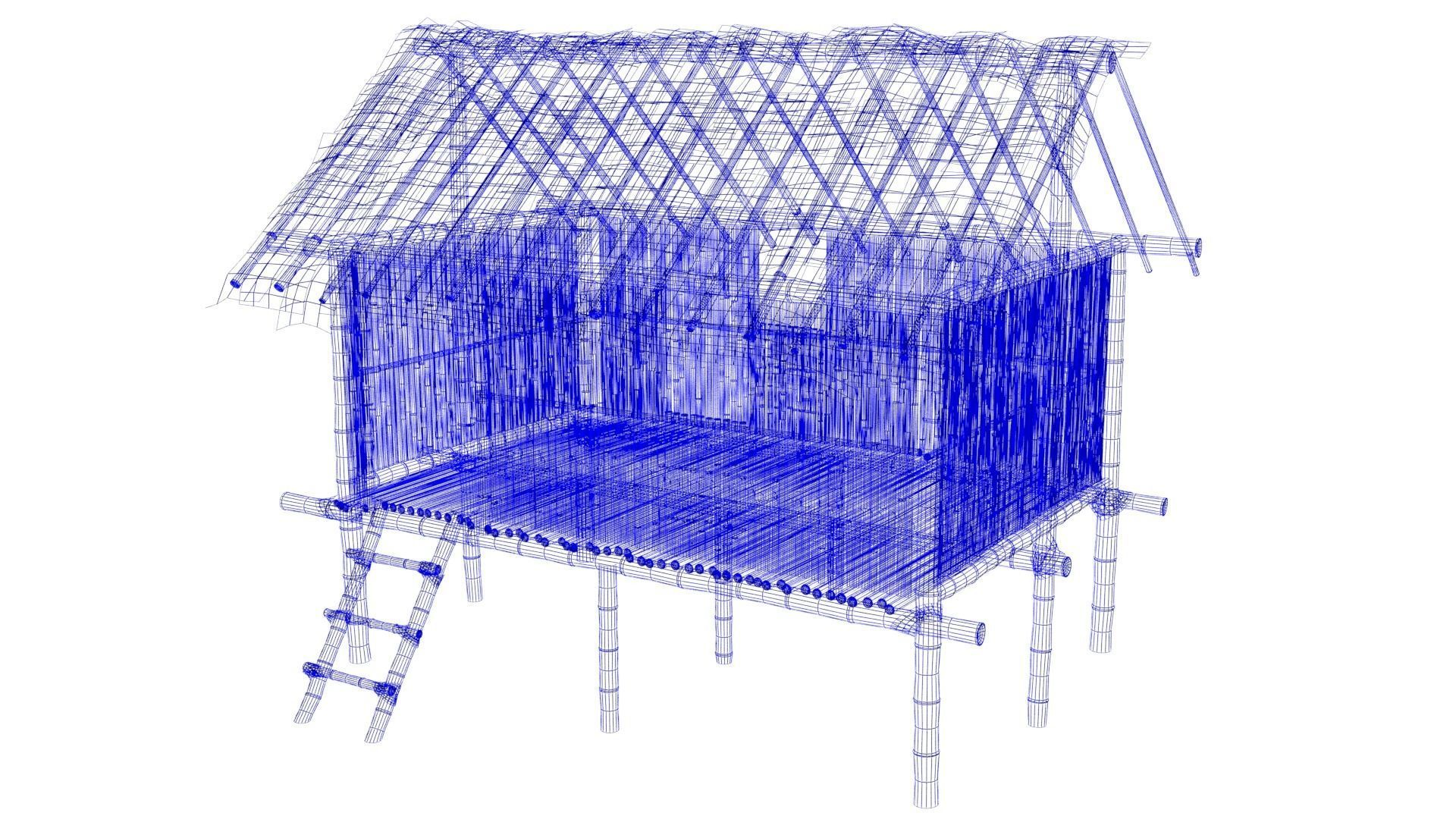 Jungle hut 3D model | CGTrader