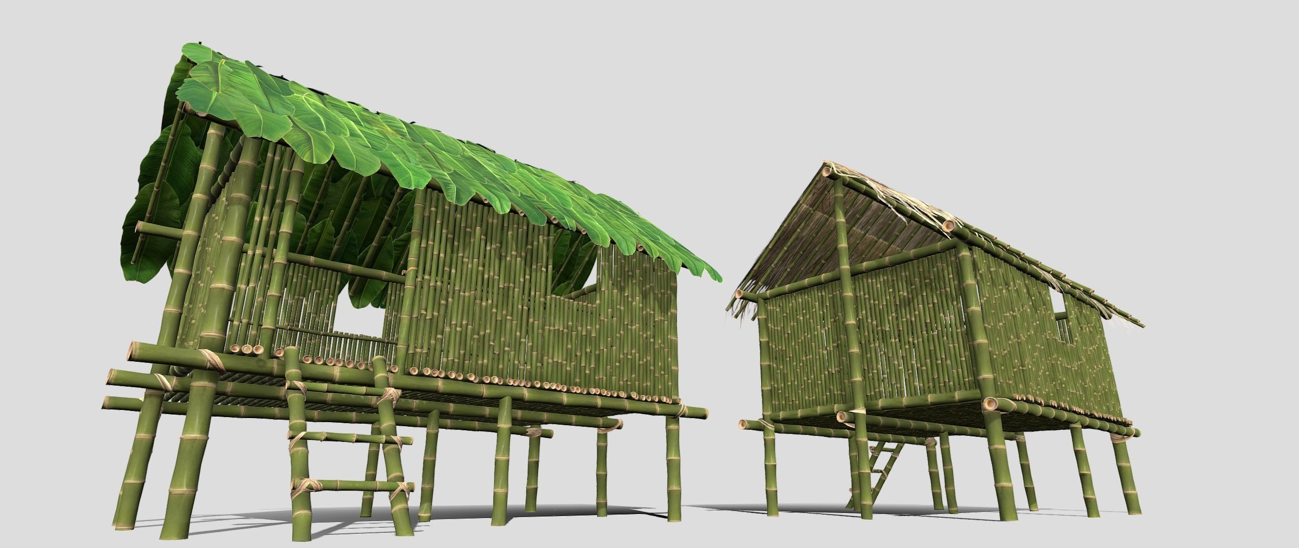 Jungle hut 3D model | CGTrader