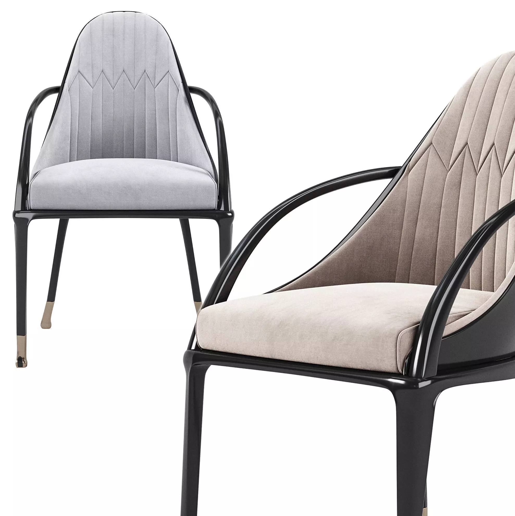 Jera Padded Chair by Visionnaire 3D model | CGTrader