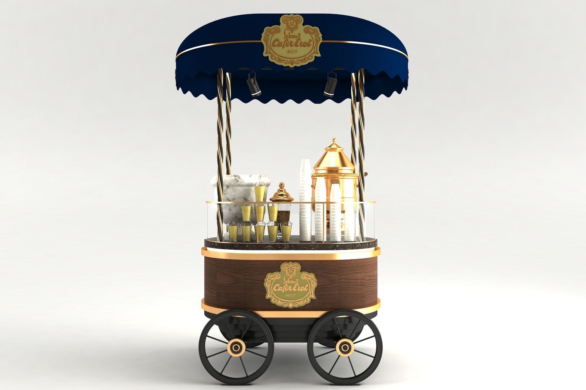 POP Stand Design 3D model | CGTrader