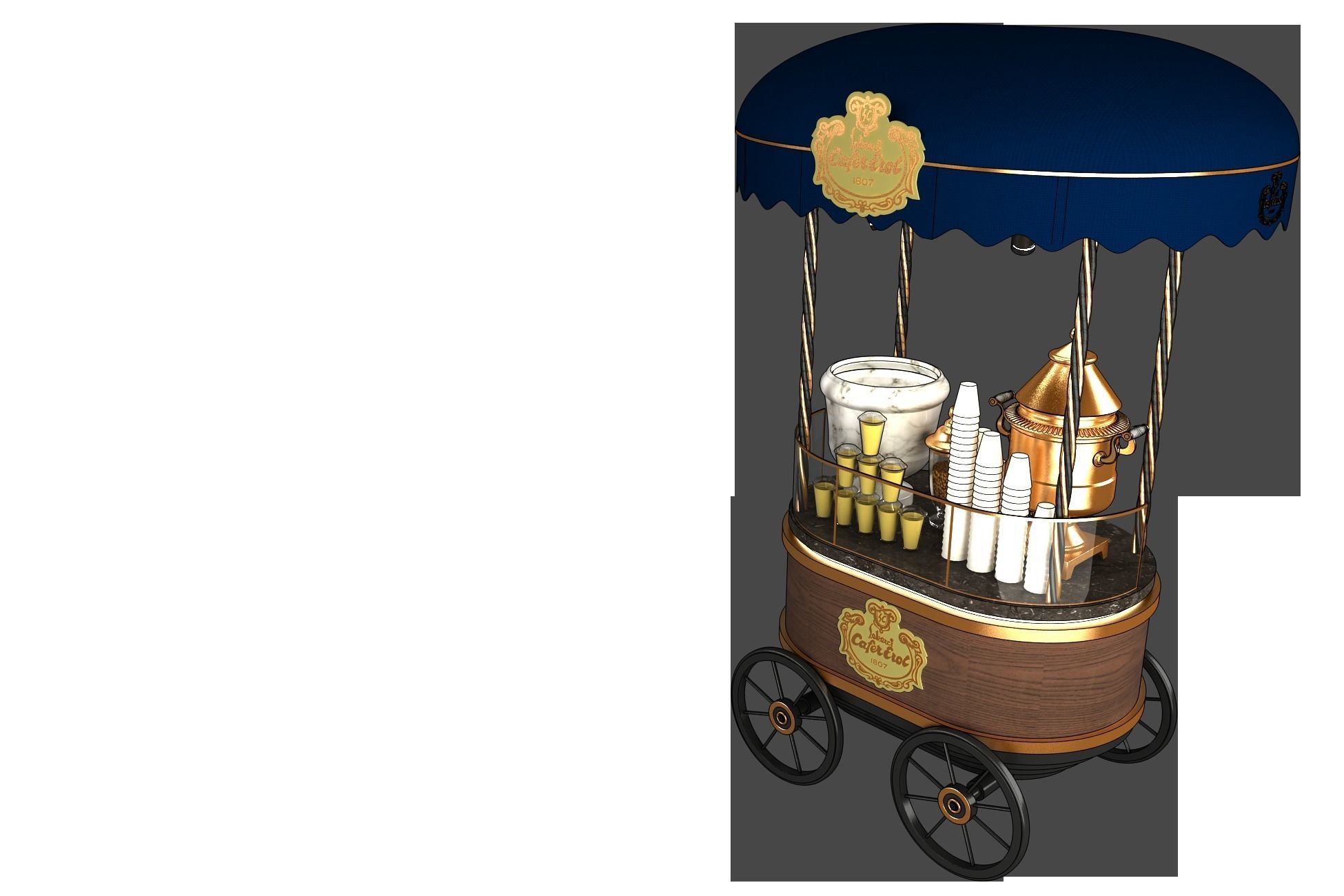 POP Stand Design 3D model | CGTrader