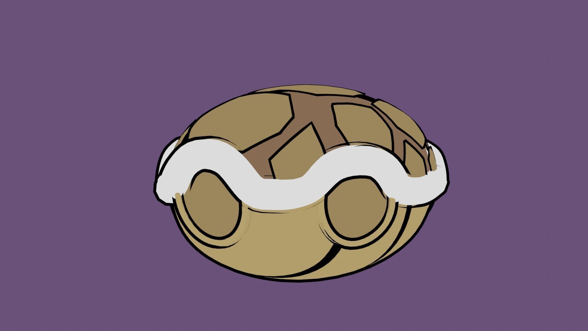 3D model cartoon turtle shell VR / AR / low-poly | CGTrader