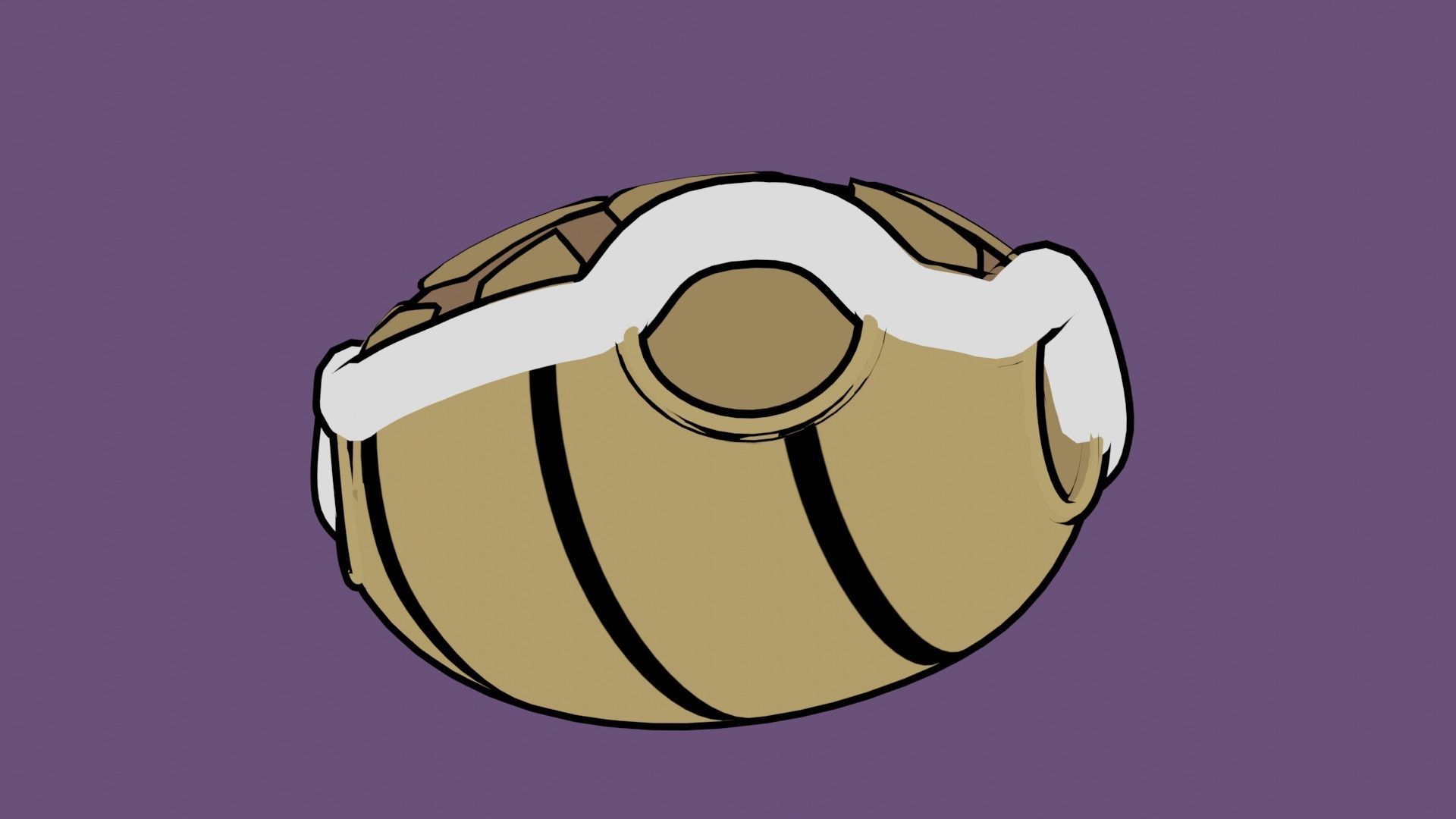 3D model cartoon turtle shell VR / AR / low-poly | CGTrader