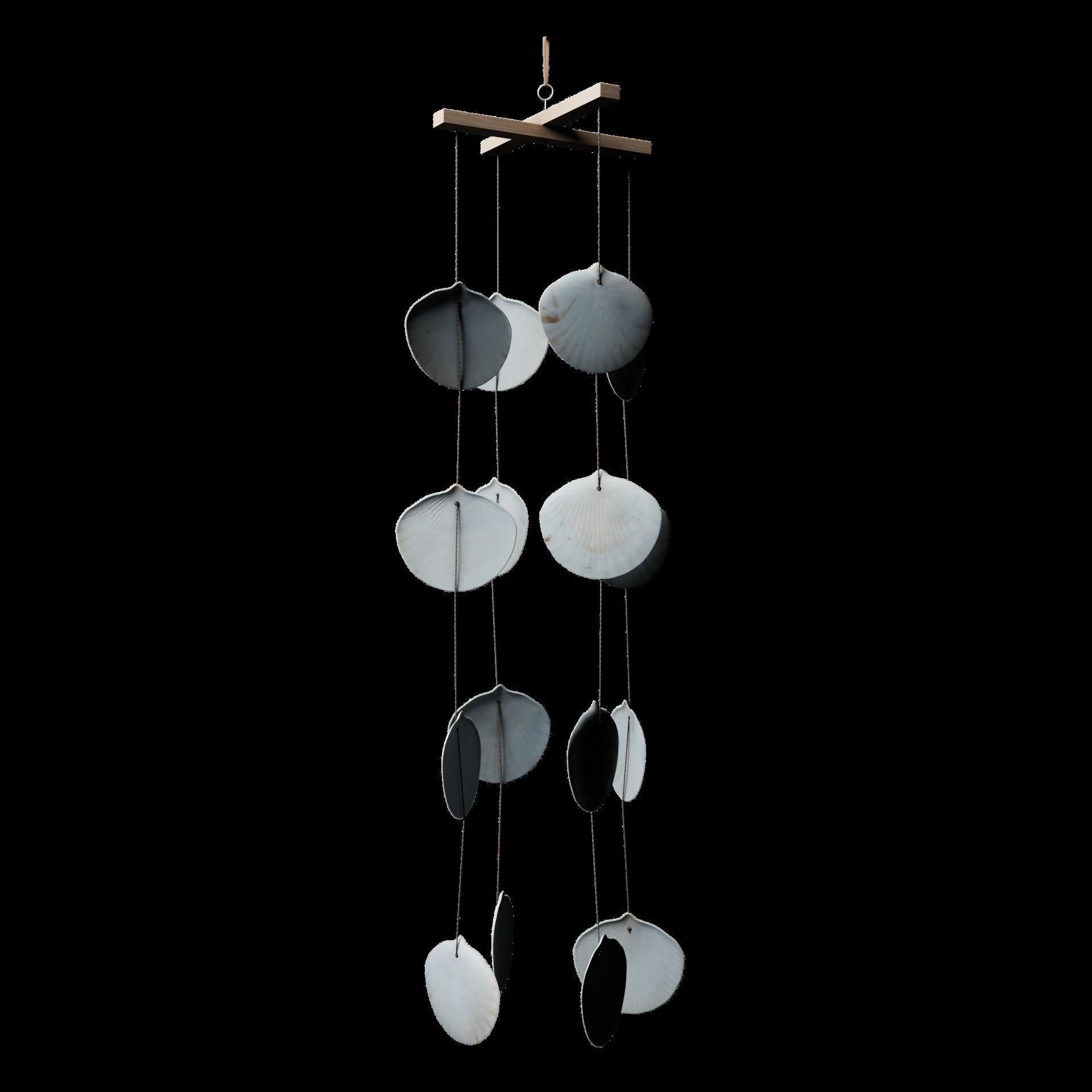 3D model Sea Shell Wind Chime VR / AR / low-poly | CGTrader