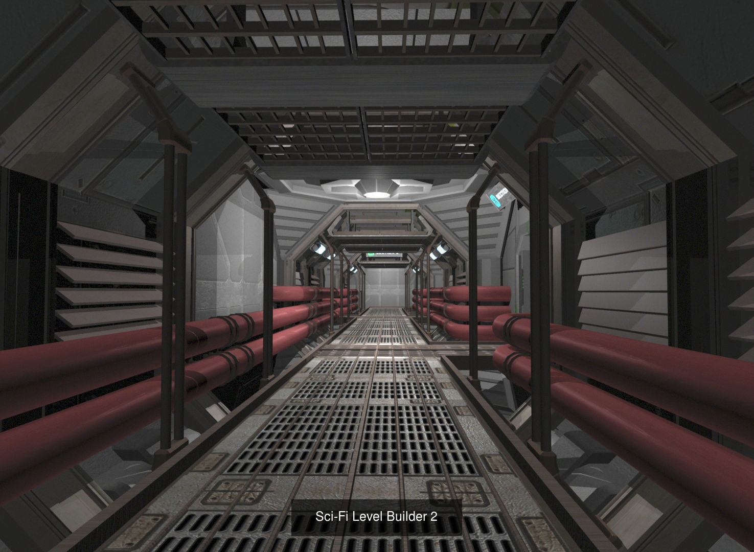 3D Model Collection Science Fiction Interiors VR / AR / low-poly | CGTrader